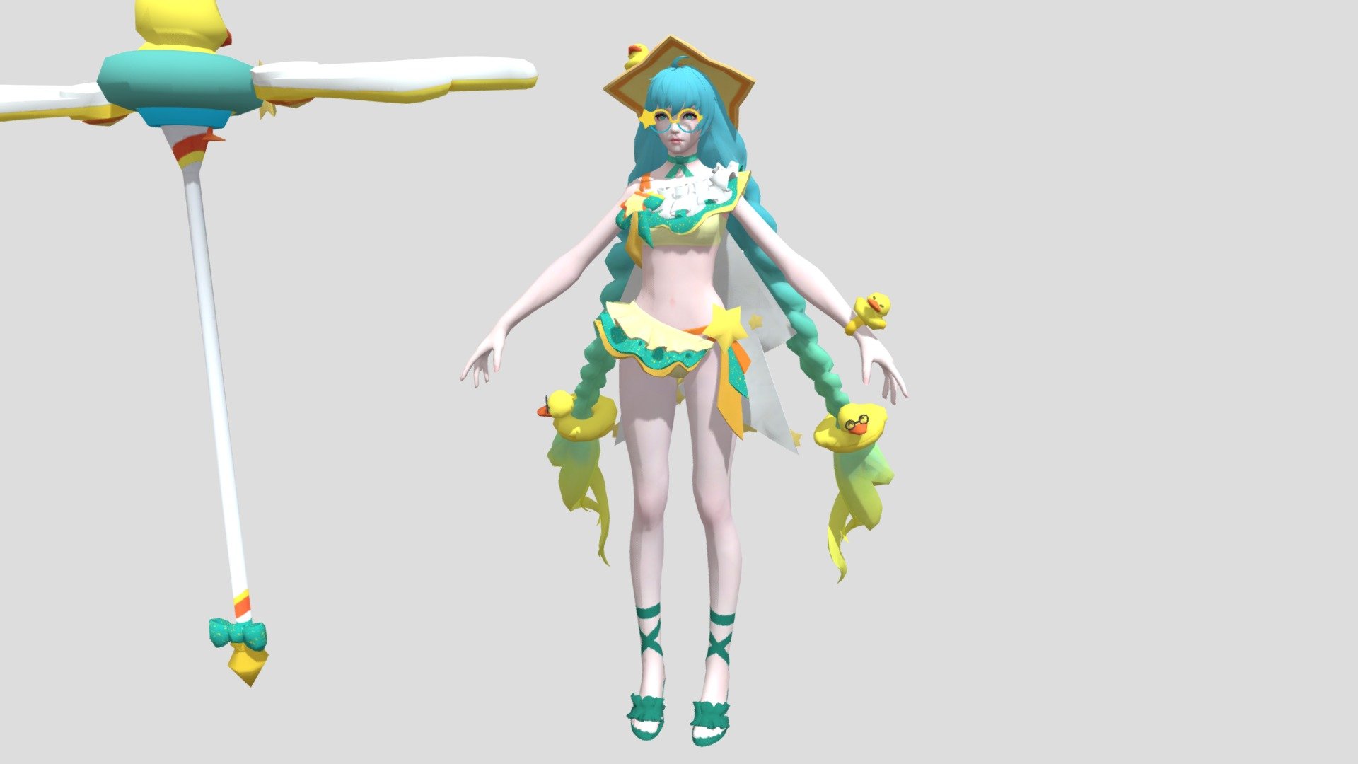 (AOV) Annette: Summer Bash - Download Free 3D model by OliviaGene ...
