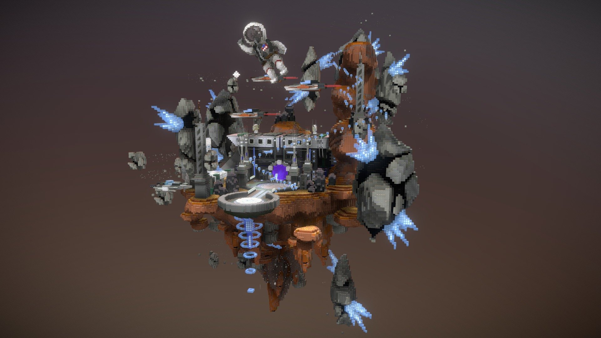 Space hub - 3D model by BreadBuilds [f68b099] - Sketchfab