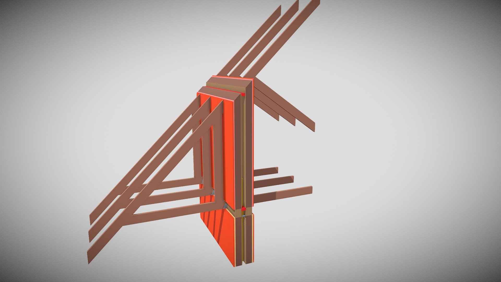Truss Horn Party Wall - Download Free 3D model by andrew.baker-kean ...