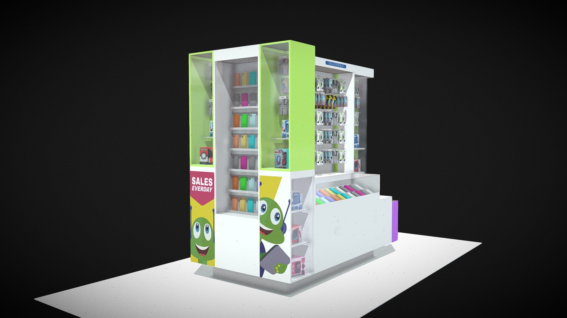 propuesta 3 - Stand Nuevo - 3D model by LUISDM [f68bda6] - Sketchfab