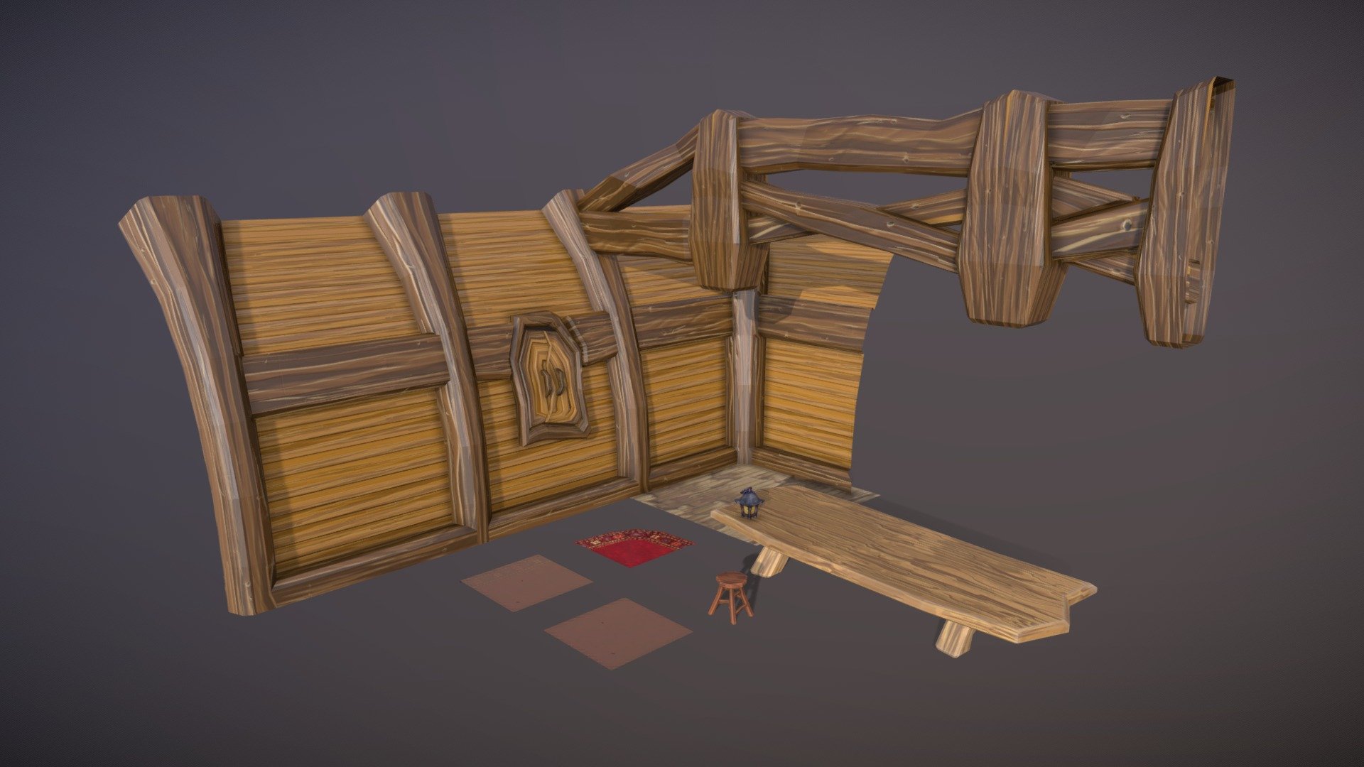 Modular Fantasy Assets - Download Free 3D model by j8cov ...