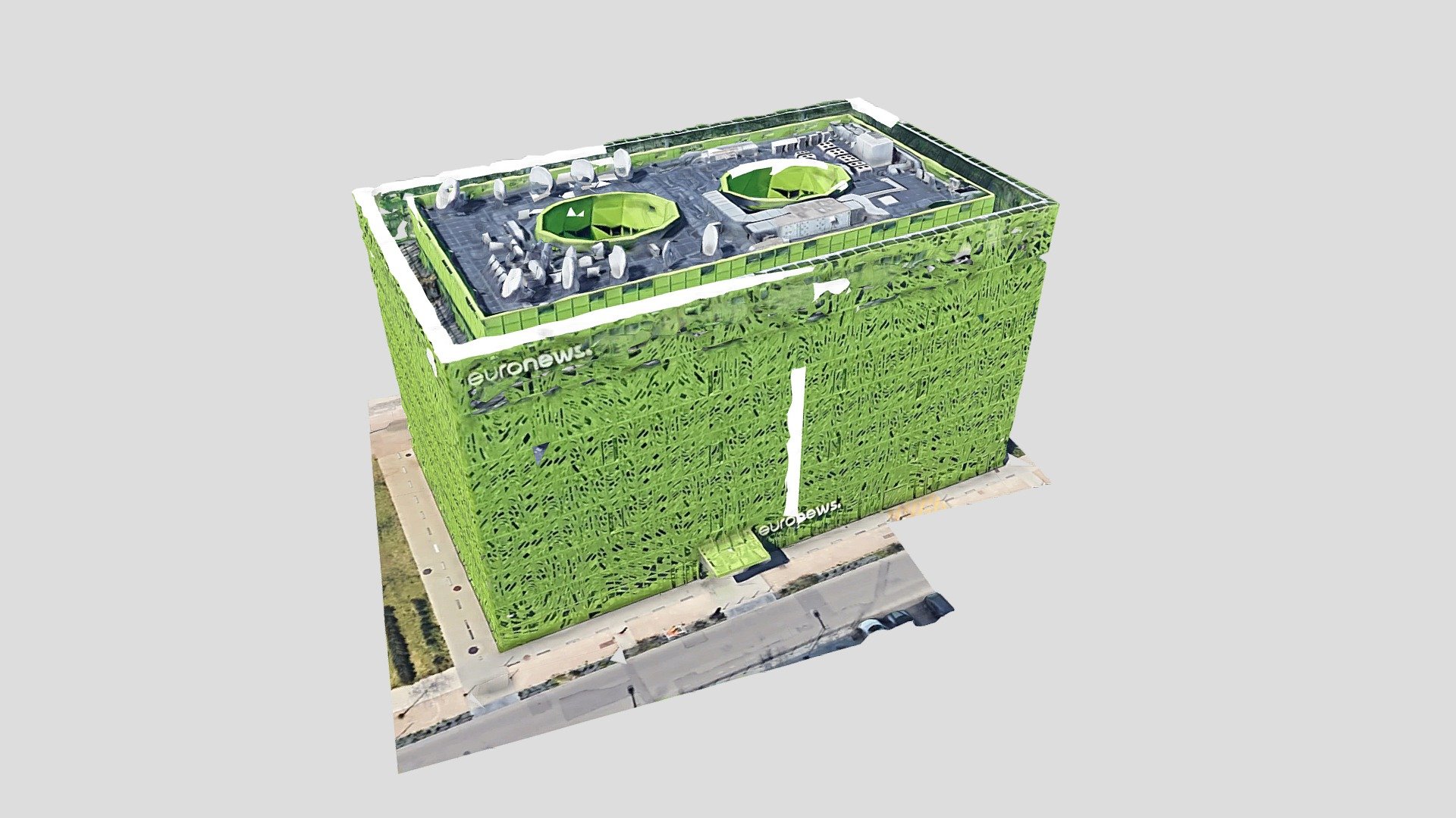Google maps Export - Euronews Building - Download Free 3D model by ...