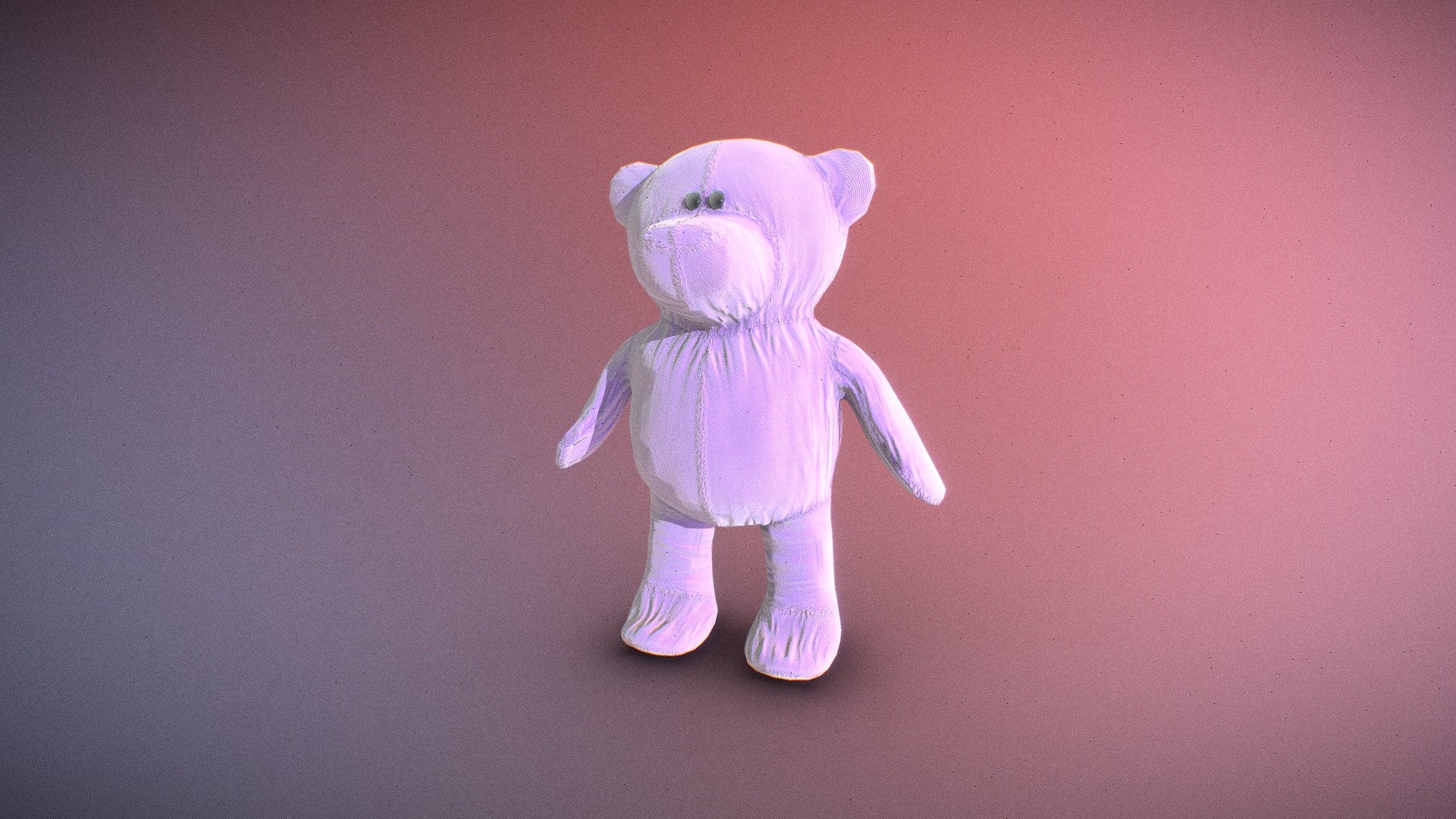 Creepy pink Teddy Bear - Download Free 3D model by ml-design [f68da8d ...