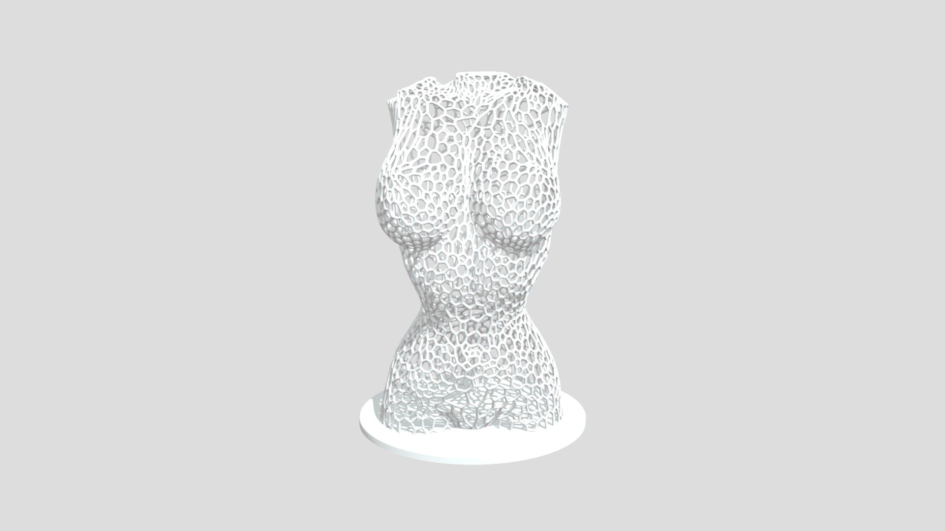 Female human body hollow, 3D printing - Download Free 3D model by ...