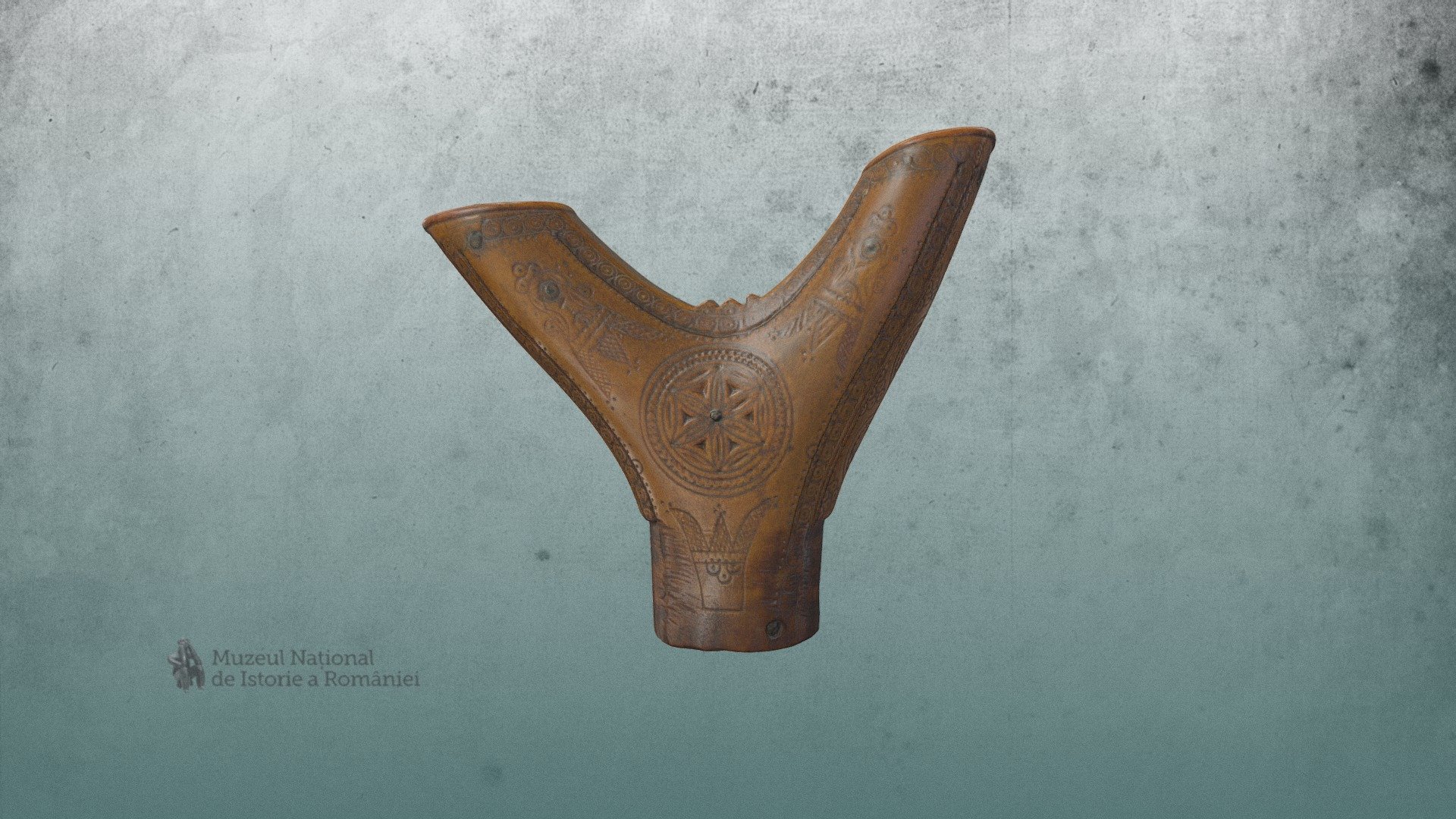 Corn pentru praf de puşcă, Tudor Vladimirescu - 3D model by Muzeul ...