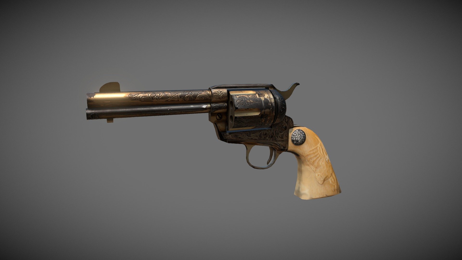 Revolver - 3D model by e2-designs (@exitus) [f697dba] - Sketchfab