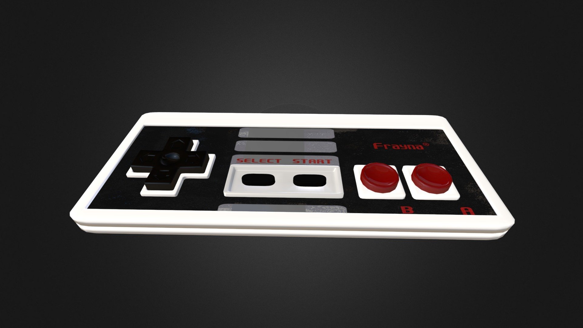 Manette NES - 3D model by Frayna3D [f698b7d] - Sketchfab