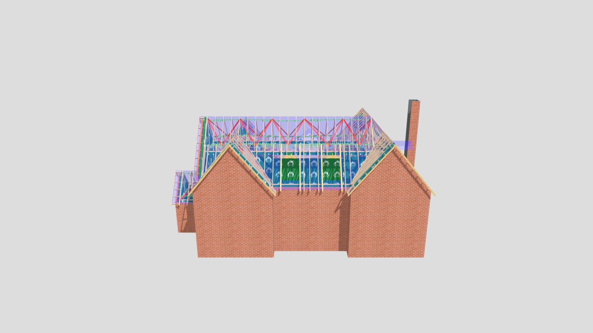 P12428D, Main roof, 198 Sandyhurst Lane - Download Free 3D model by ...