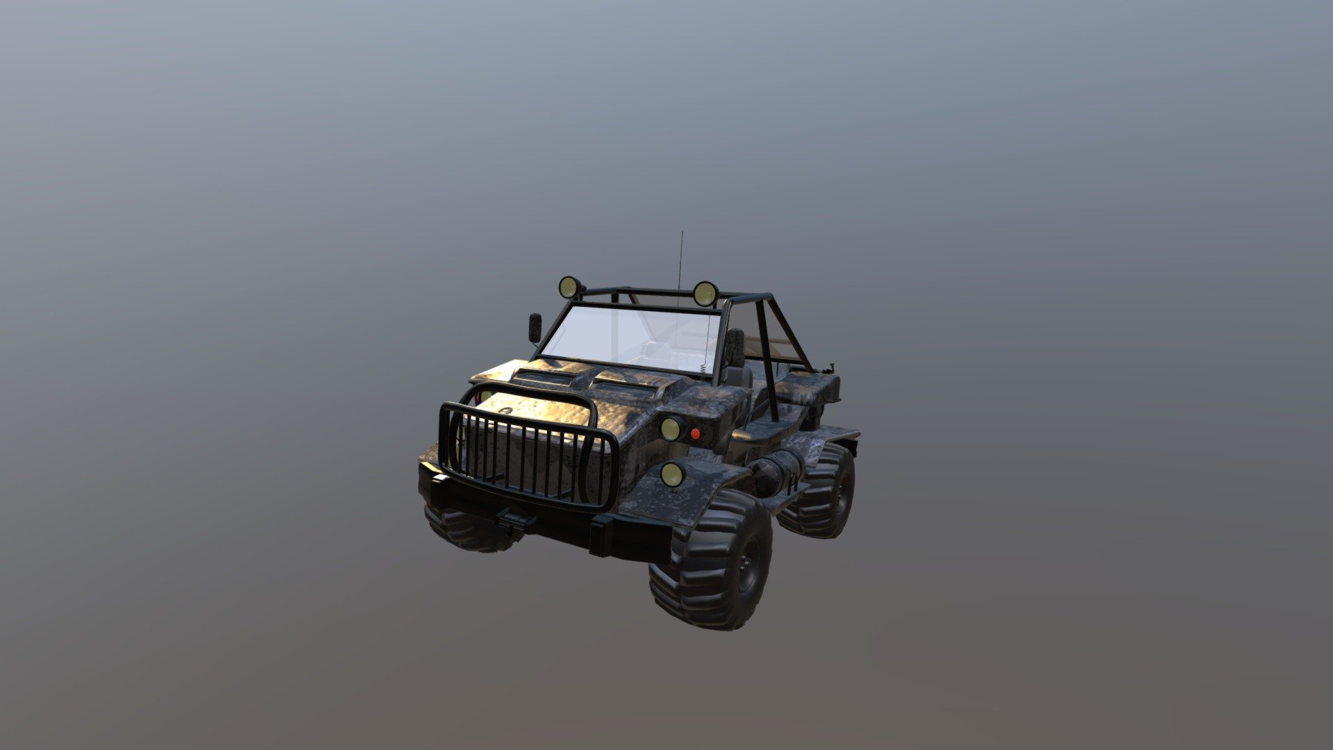 Desert Rover - 3D model by Mario Libera (@kiolib) [f6999fc] - Sketchfab