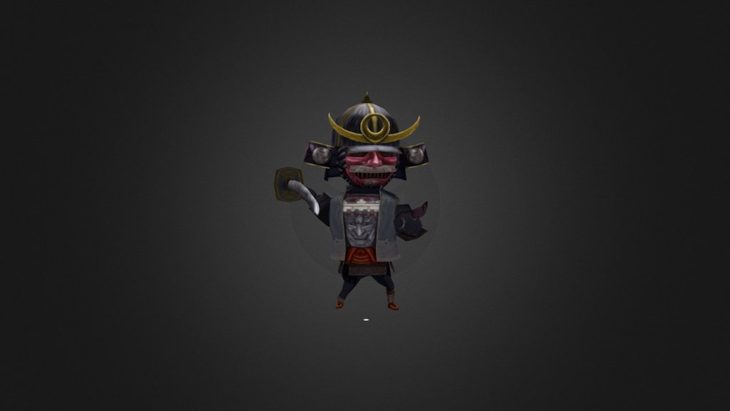 Smile Samurai - 3D model by 0806chil [f69a910] - Sketchfab