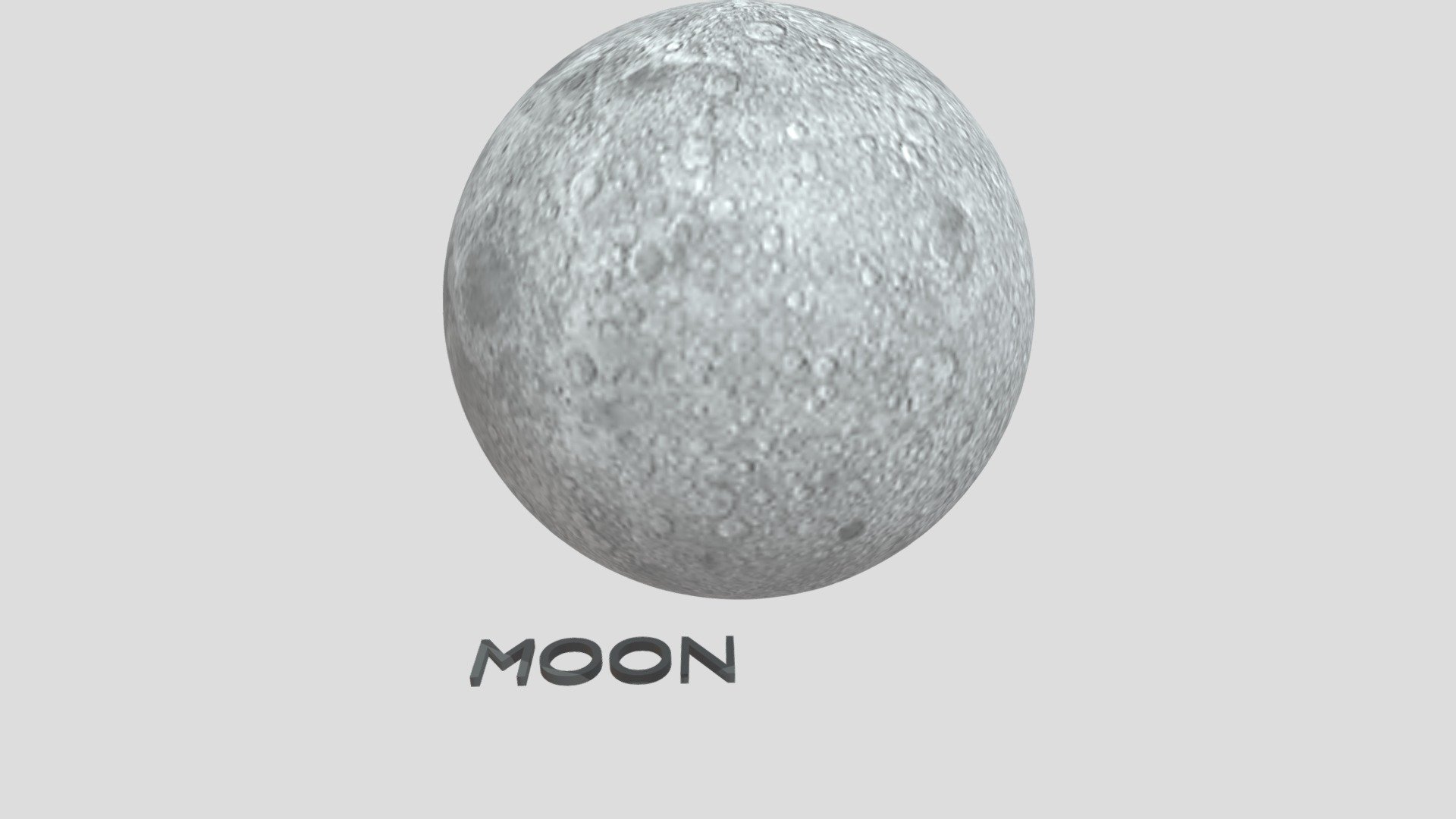 Moon - Download Free 3D model by komolmakhmudov6625 [f69b650] - Sketchfab