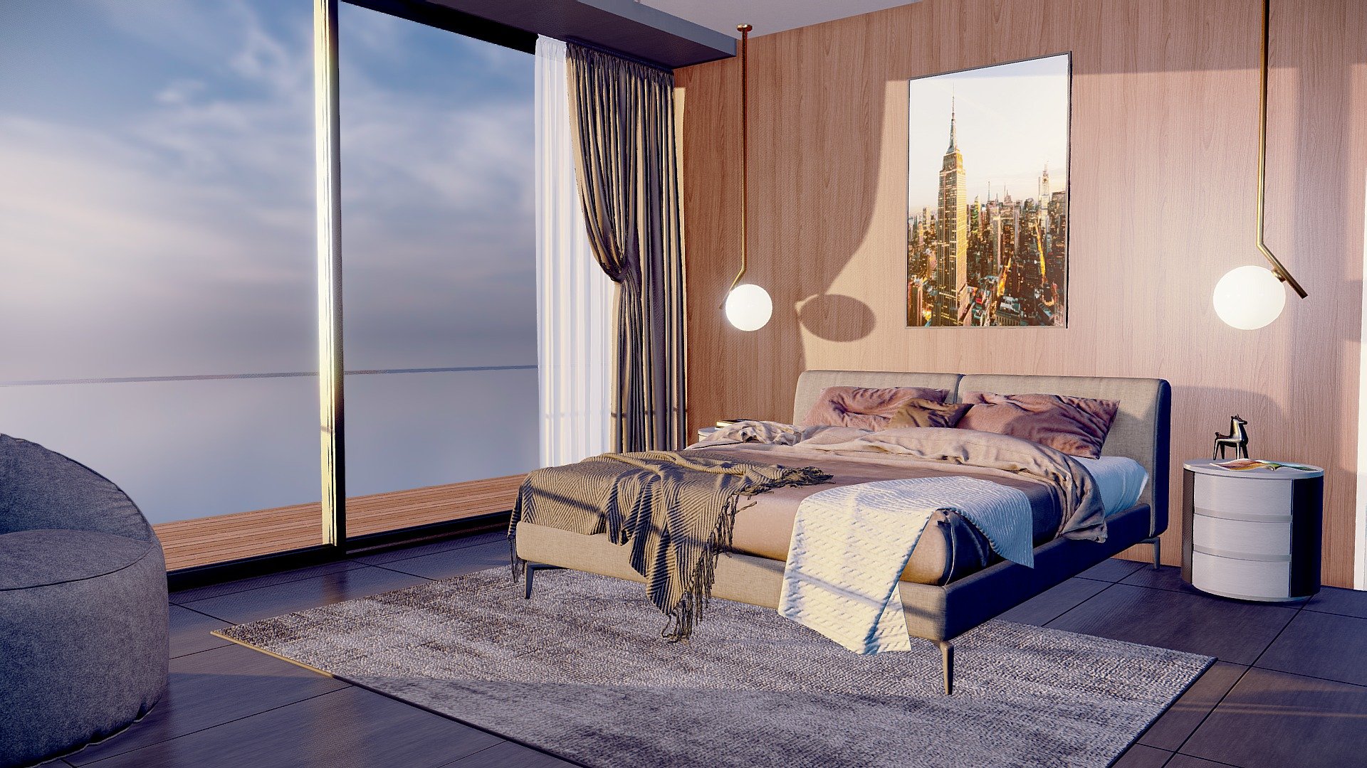 Modern Interior - 3D model by Dreamerz Lab (@dreamerzlab) [f69b9ef ...