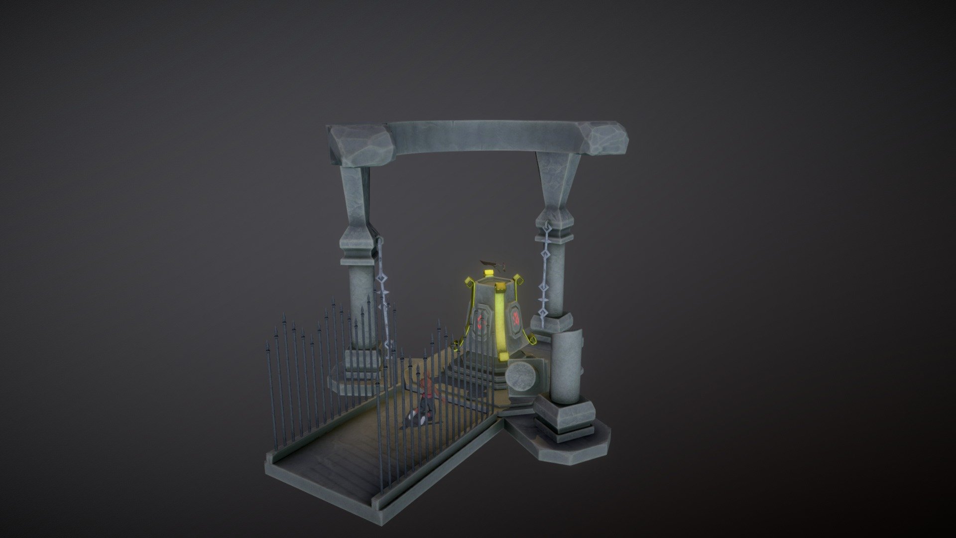 Demon altar - 3D model by ajlamas [f69c562] - Sketchfab