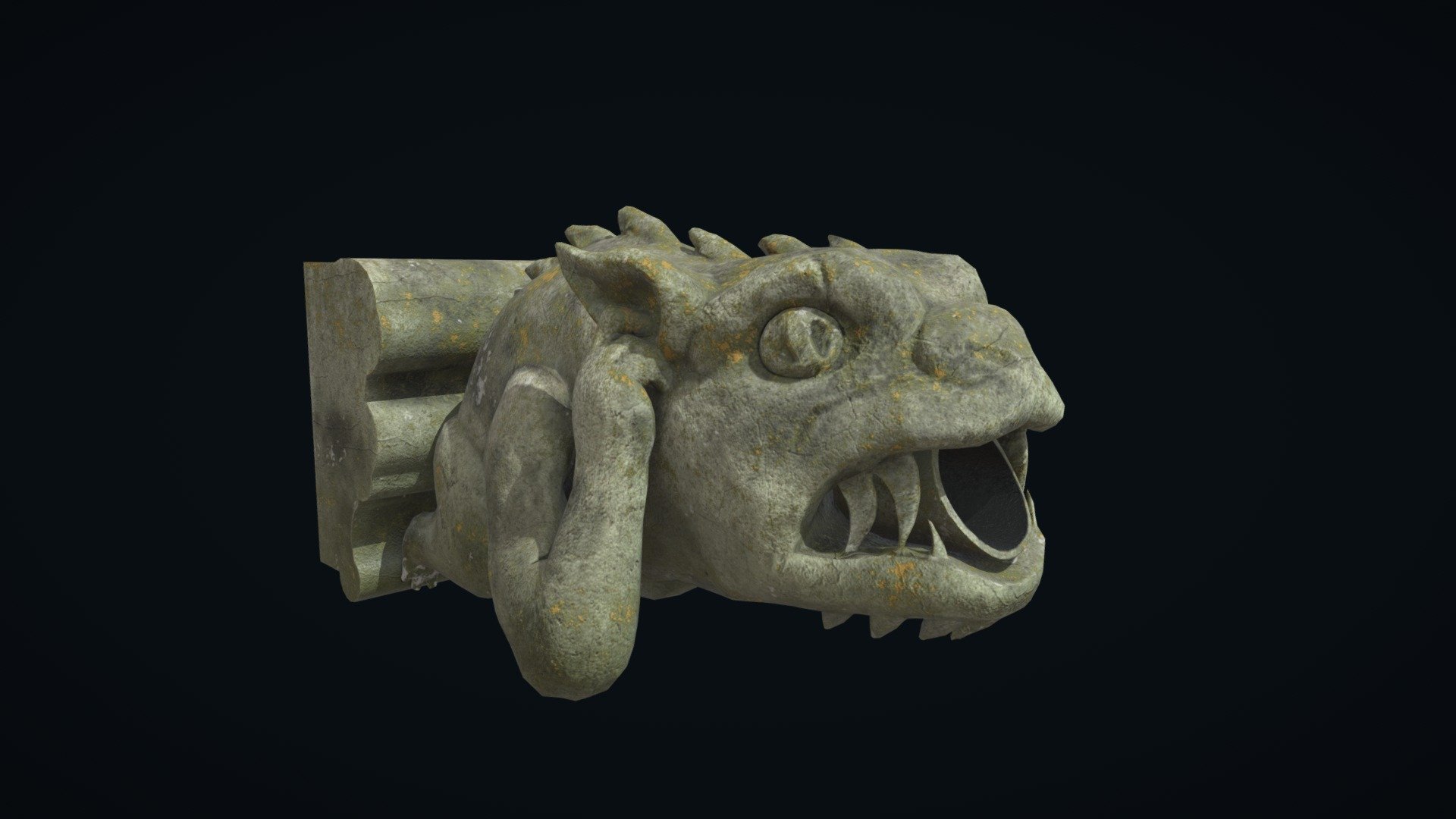 gargoyletexture - 3D model by willow.campbell [f69c724] - Sketchfab