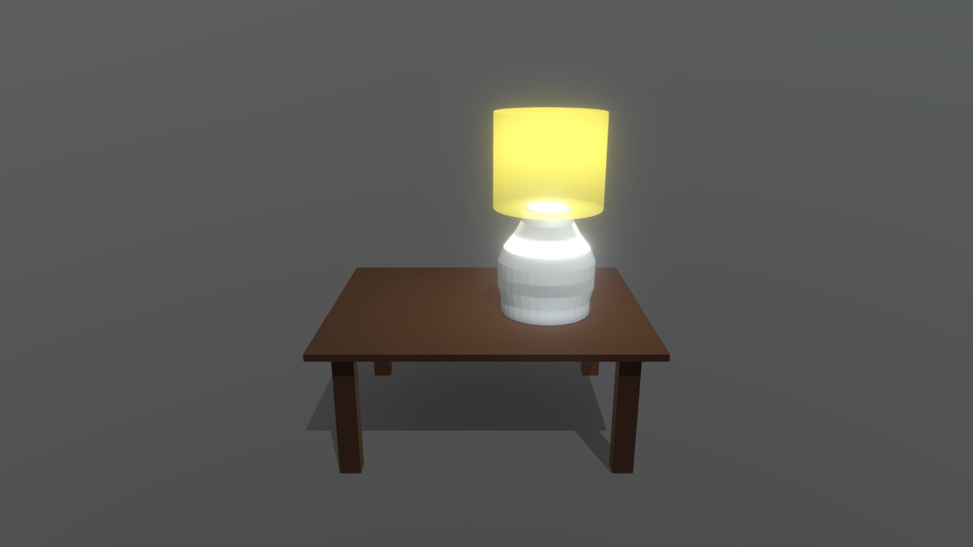 Lamp and Table - 3D model by Nora (@Nora.D) [f69cc22] - Sketchfab