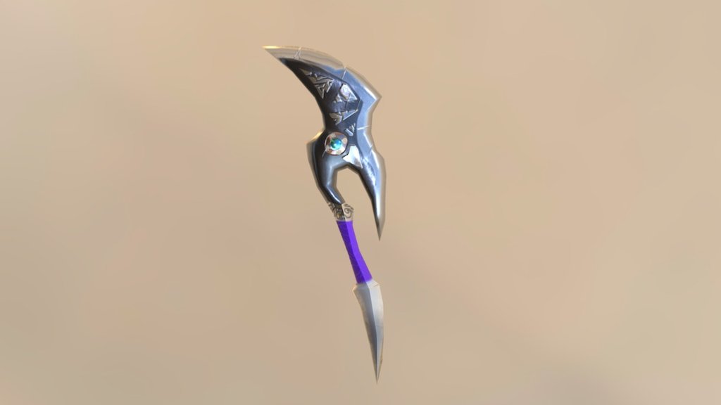 Silver Axe - 3D model by amking [f69d4f6] - Sketchfab