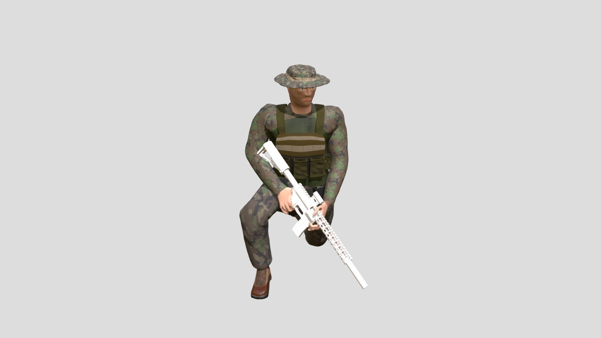 Human Soldier model W.I.P - 3D model by noimn [f69d68e] - Sketchfab