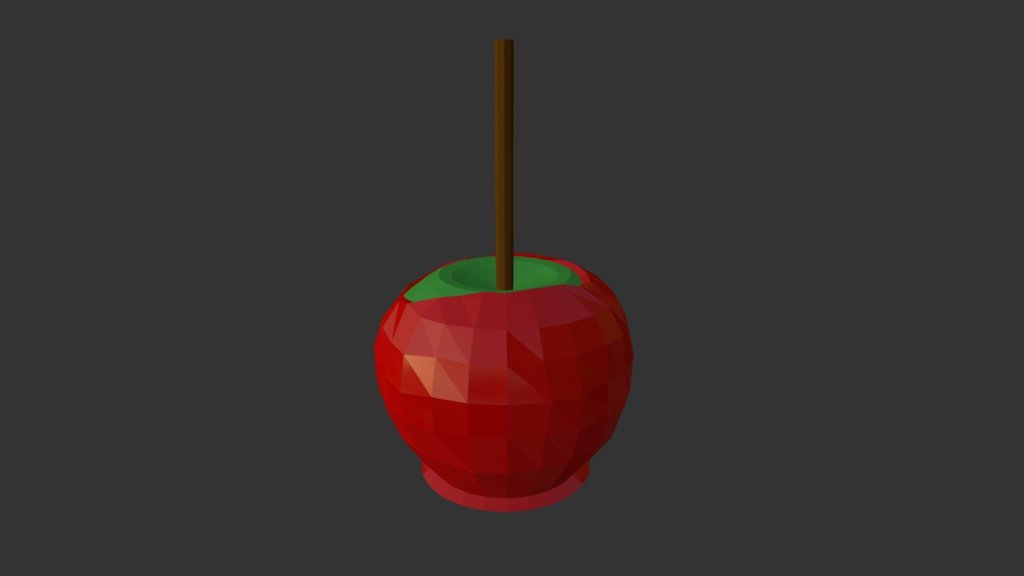 Toffee Apple - Download Free 3D model by Cate (@CateS) [f69da40 ...