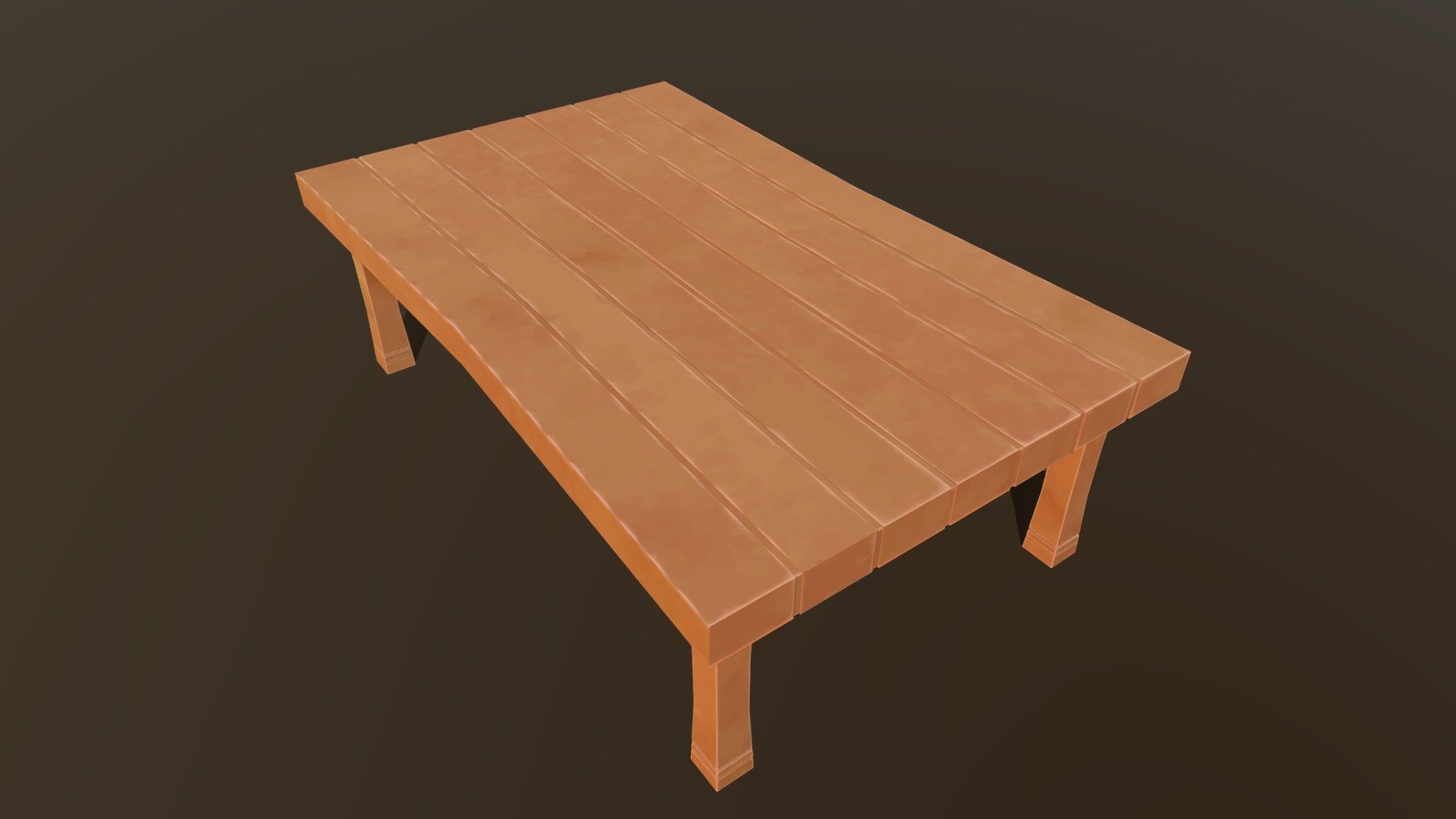 Wooden Table - Download Free 3D model by bishalbhatta50 [f6a03fc ...