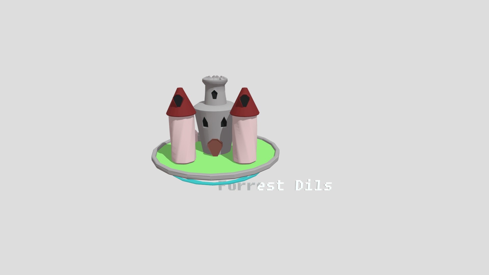 Castle - Download Free 3D model by Forrest Dils (@fdils) [f6a41cc] - Sketchfab