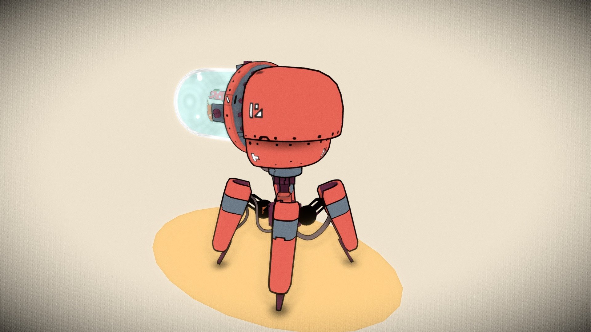 Robot Fish Tank - 3D model by kirill.anshakov36 [f6a5970] - Sketchfab