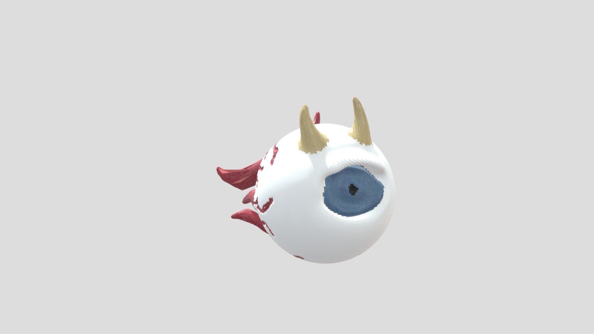 Demon eye - 3D model by BarbDav [f6a5981] - Sketchfab