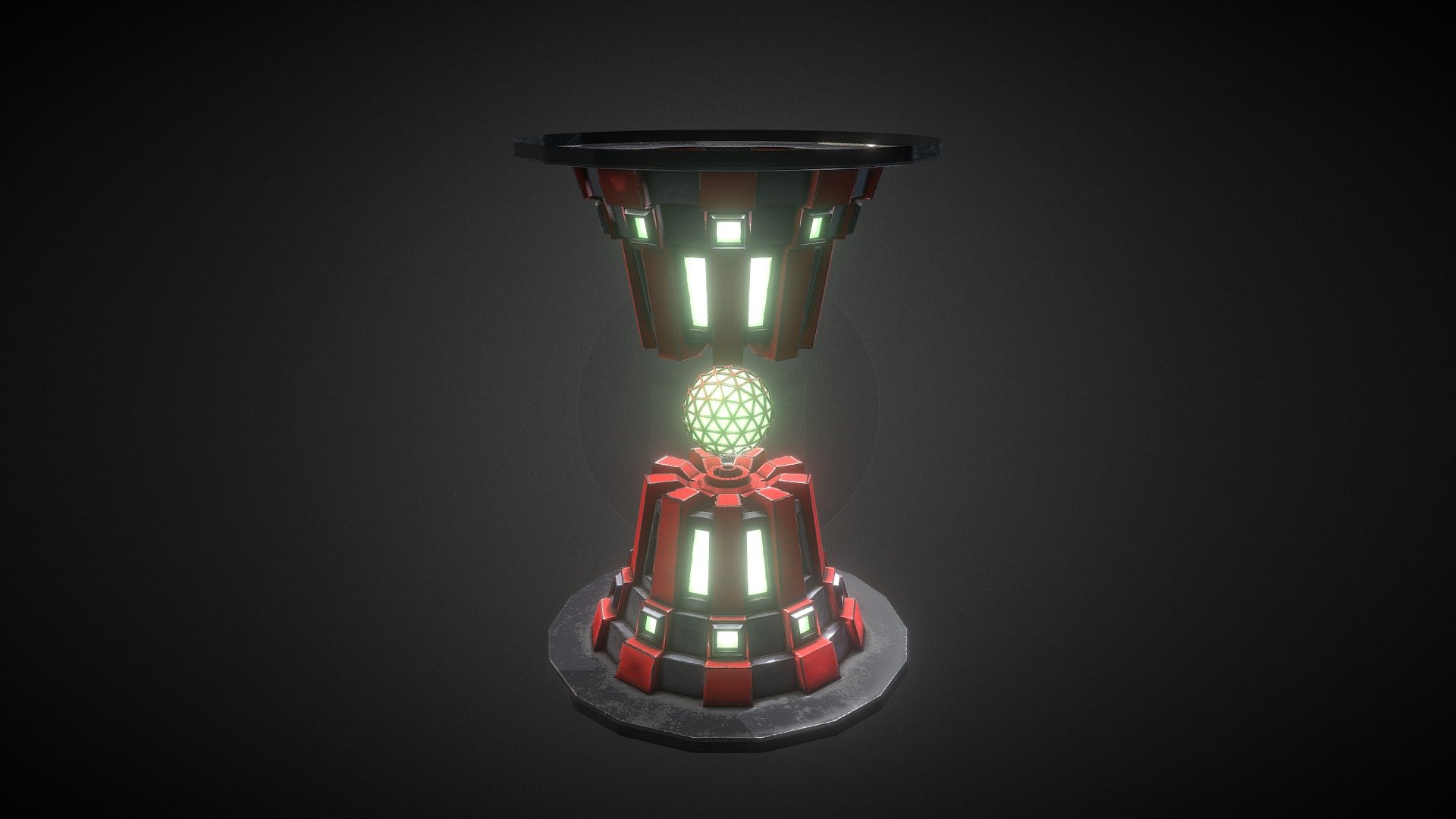 Crimson Core Reactor - 3D model by Sean McNeill (@mcneill_s) [f6a6ba7 ...