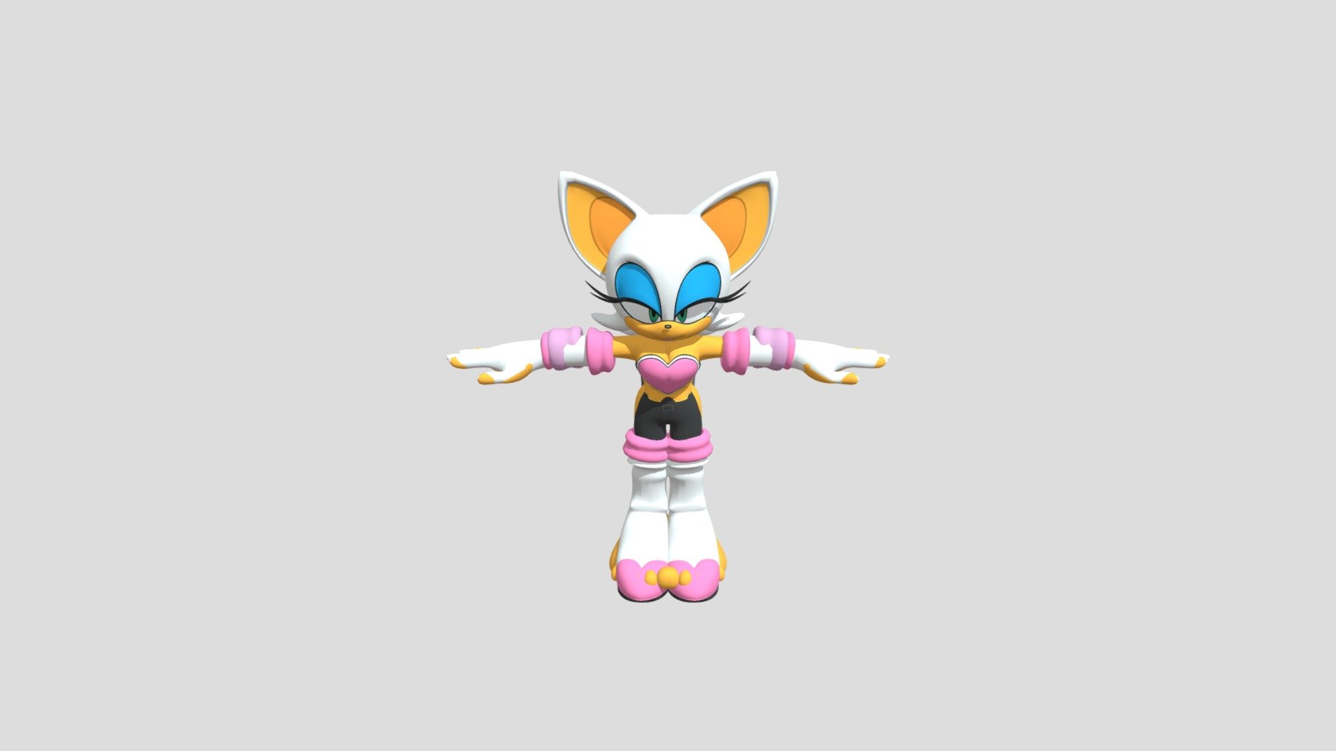 Rouge The Bat - Download Free 3D model by anderlenolan [f6a7cb1 ...