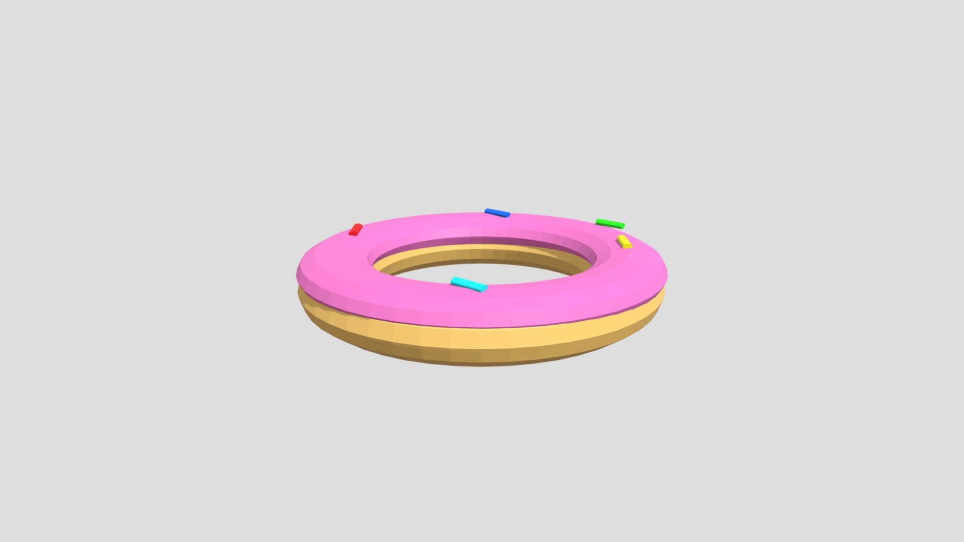 пончик - 3D model by stepankrevskij3 [f6a7dc6] - Sketchfab