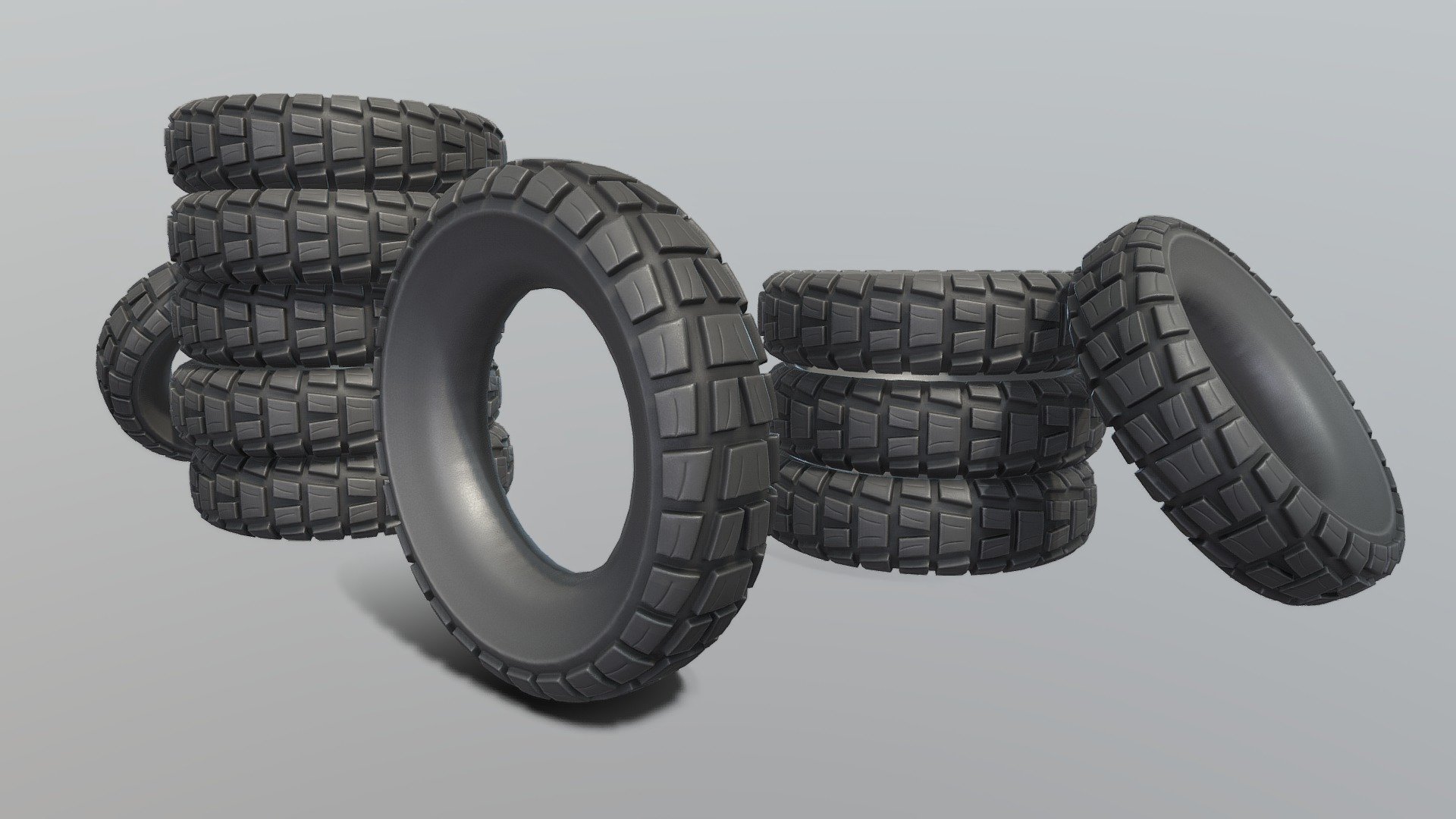 Offroad E-Scooter Wheel (Low-Poly) - Buy Royalty Free 3D model by VIS ...