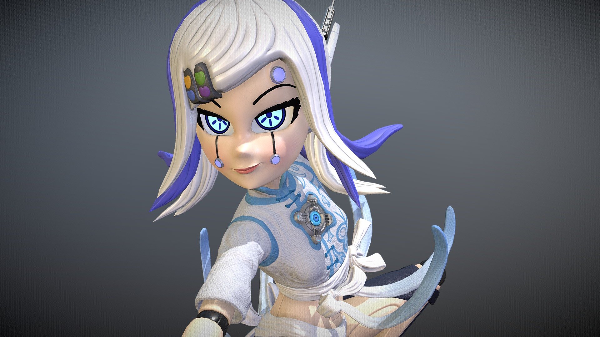 Elanor Butterfly - The Robogirl. [VRC Model] - 3D model by MableArts尚子 ...