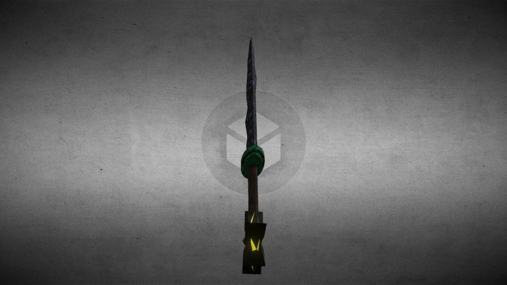 Low Poly Stone Sword - 3D model by ubeda [f6a9116] - Sketchfab