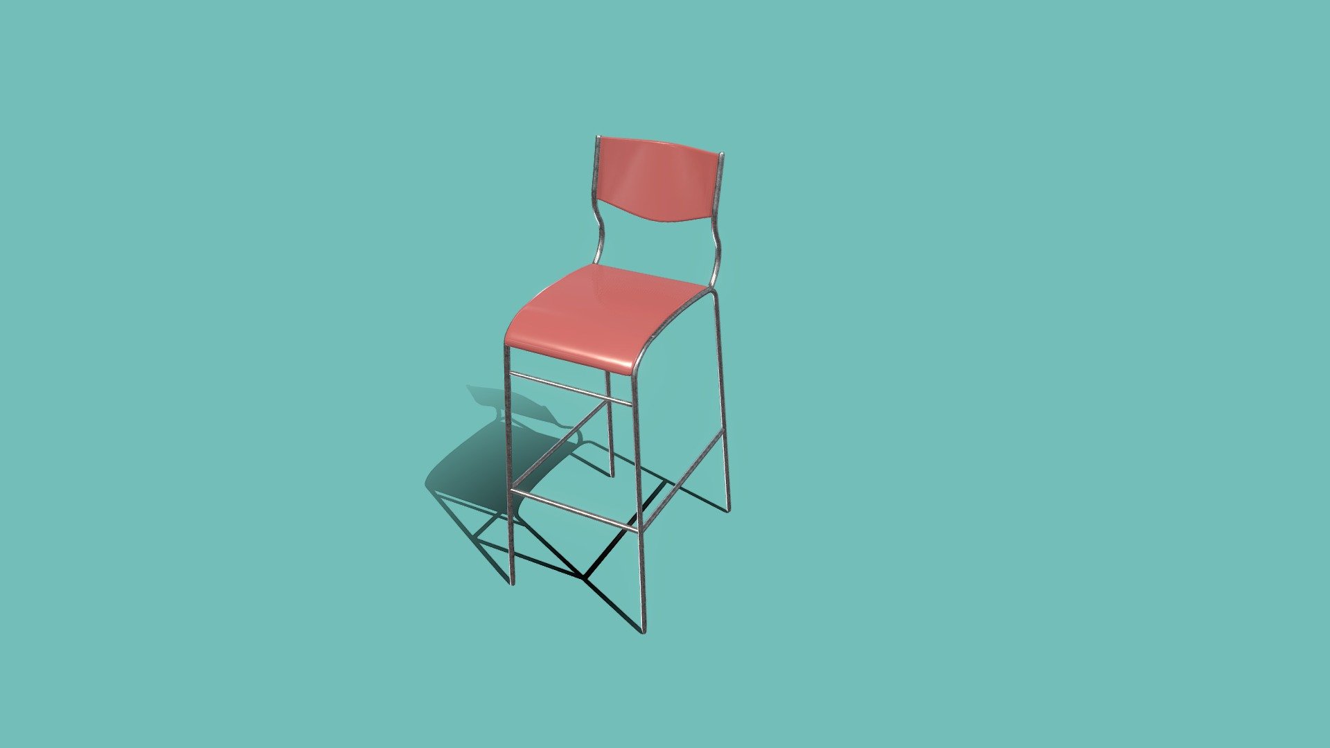 High chair - Download Free 3D model by JamalBenjamin [f6ac853] - Sketchfab