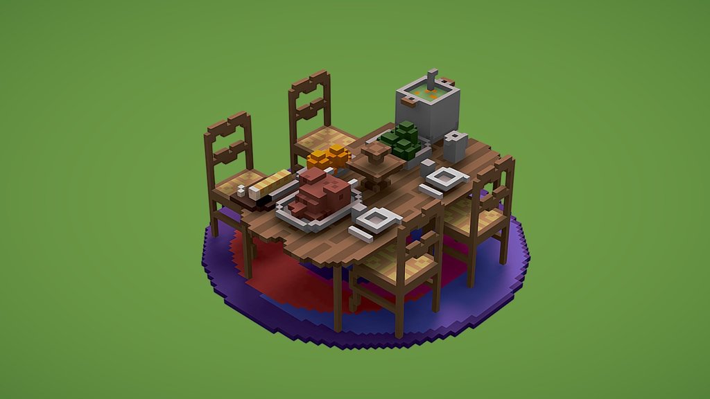 Weekly Voxel - #furniture - Download Free 3D model by elbriga [f6aca13 ...
