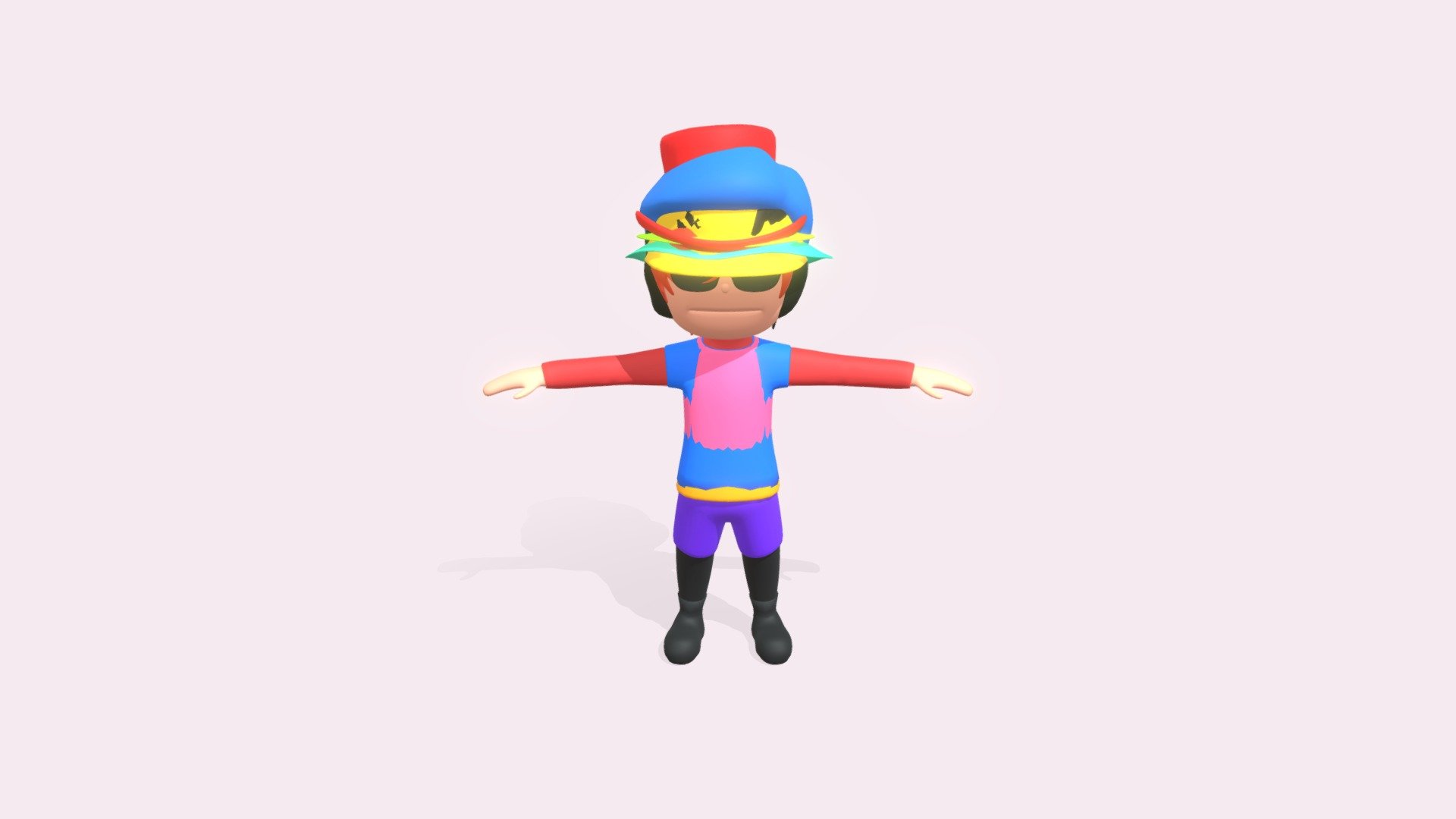Modular Cartoon Character - 3D model by Alihan (@BenAlihan) [f6acc7e] - Sketchfab