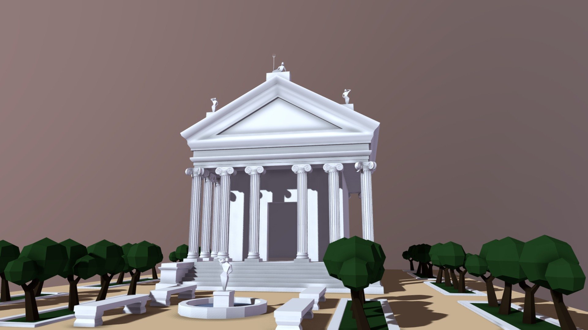 TempleOfMermaids - 3D model by SergeySerebry [f6b08a1] - Sketchfab