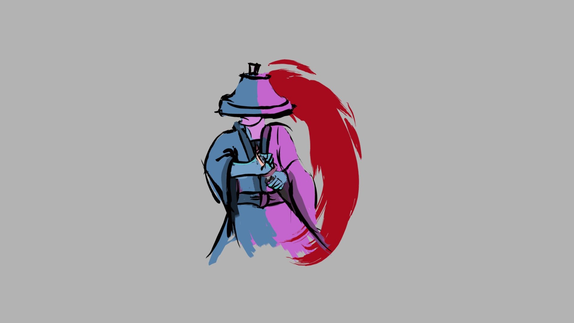 The Neon Ronin - Download Free 3D model by TadBrock26 [f6b0d37] - Sketchfab