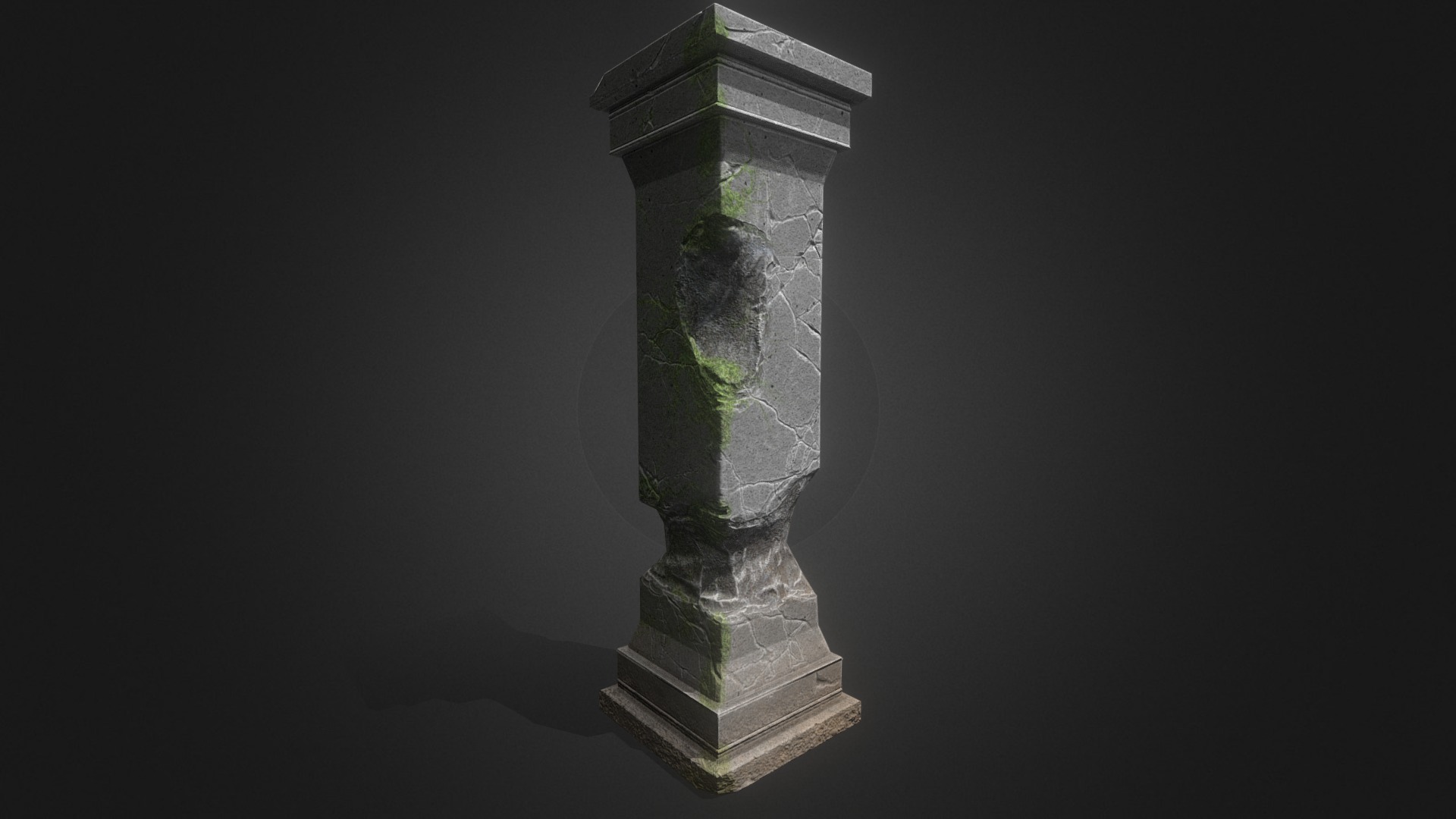 Old Broken Pillar - 3D model by alexmayerFS [f6b1410] - Sketchfab
