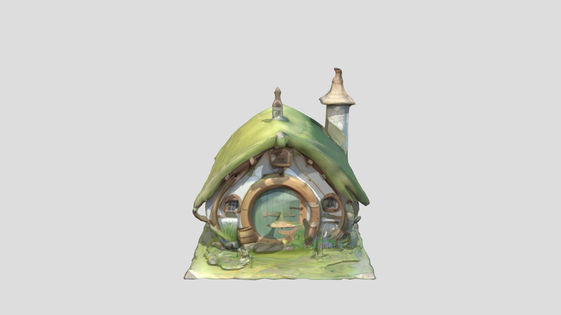 Hobbit_ House_0809132926 - Download Free 3D model by artconconstrucoes ...