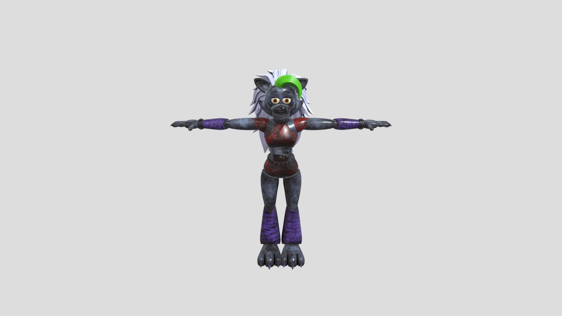 FNAF_-_Security_Breach_-_Roxanne_Wolf_-_Hour_3_u - 3D model by FNAF197 ...