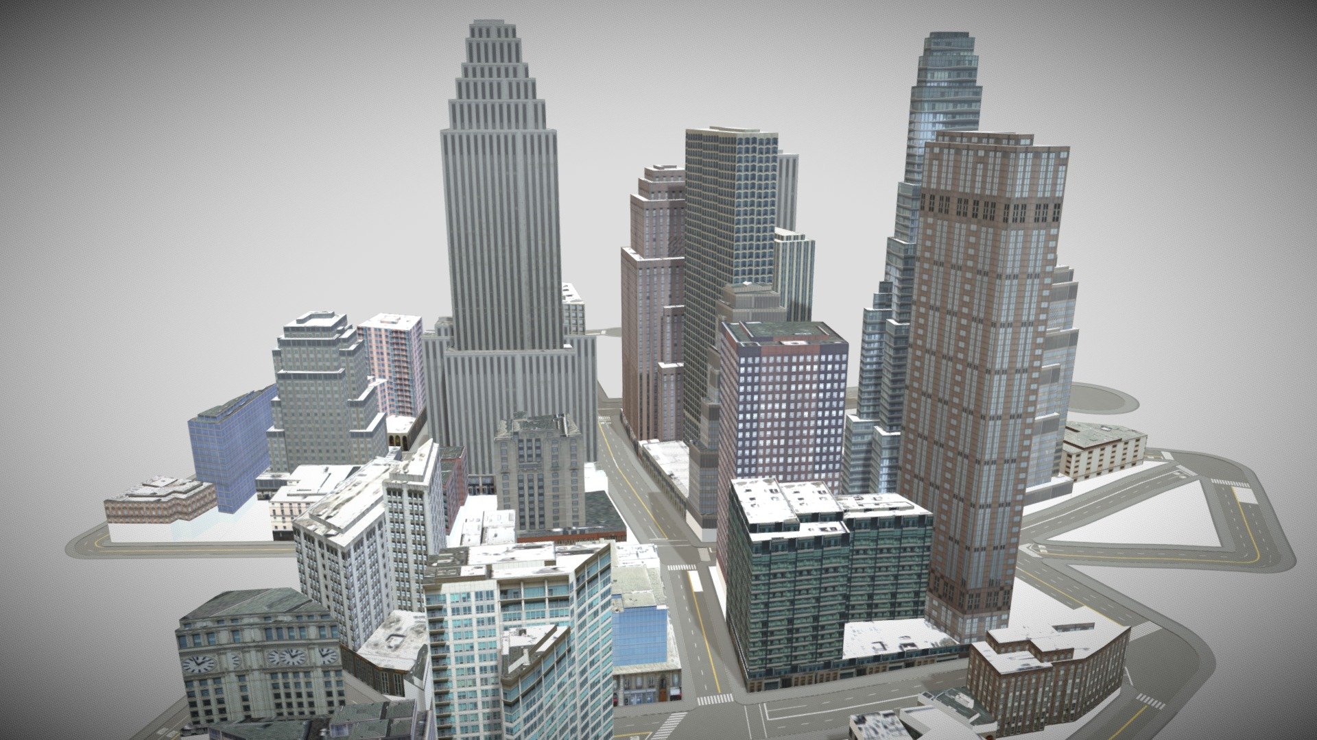 Imaginary city I - Download Free 3D model by Tom (@trbaker) [f6b1fae ...