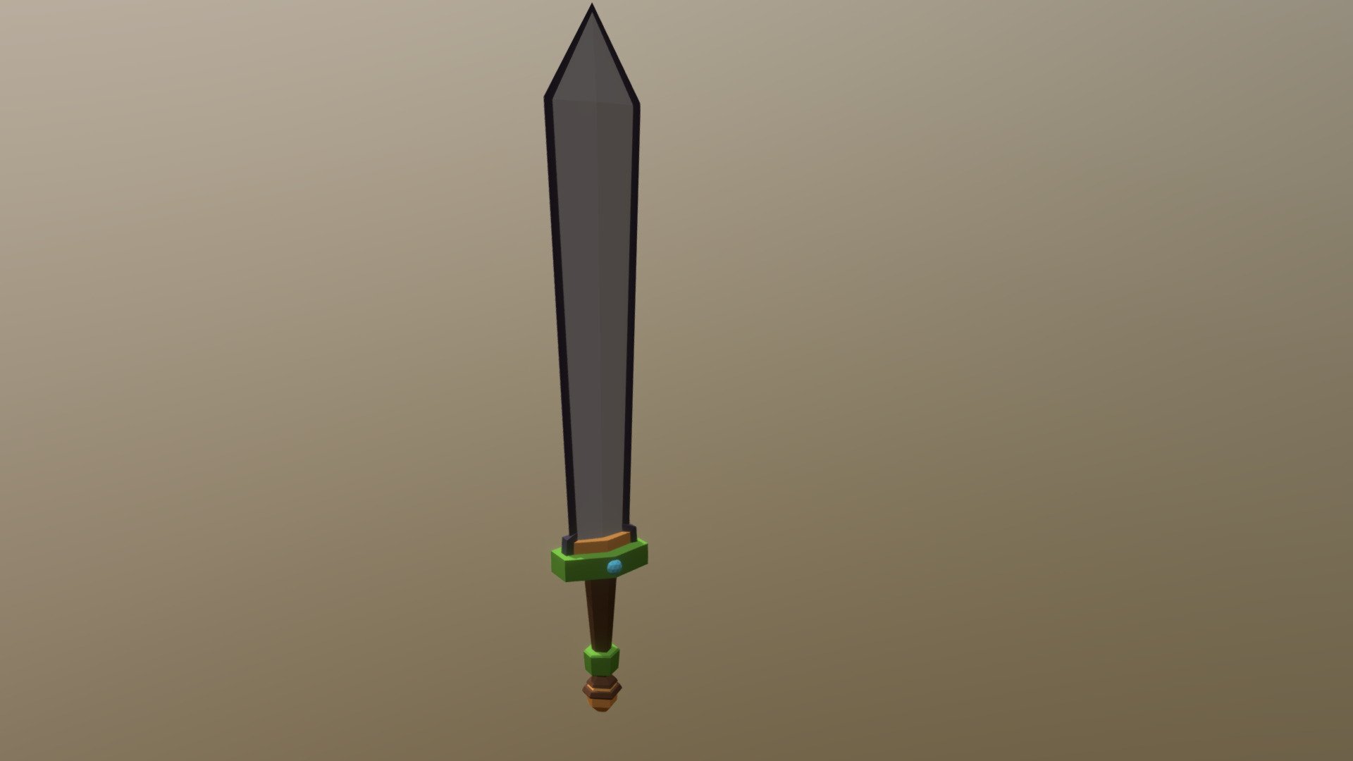 Sword From Tutorial - 3D model by Felric [f6b2173] - Sketchfab