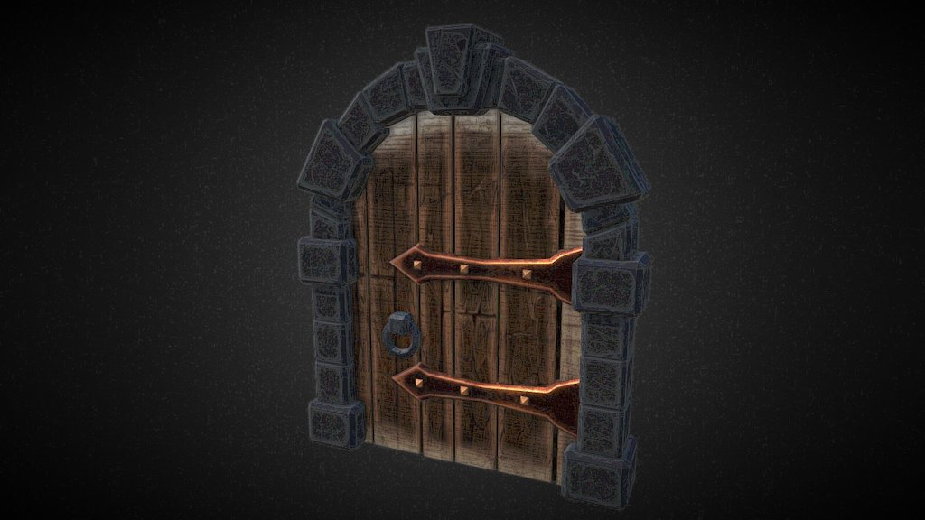 Low Poly Door V2 - 3D model by Jacqueline Sweeney (@demonicwolfstudios ...
