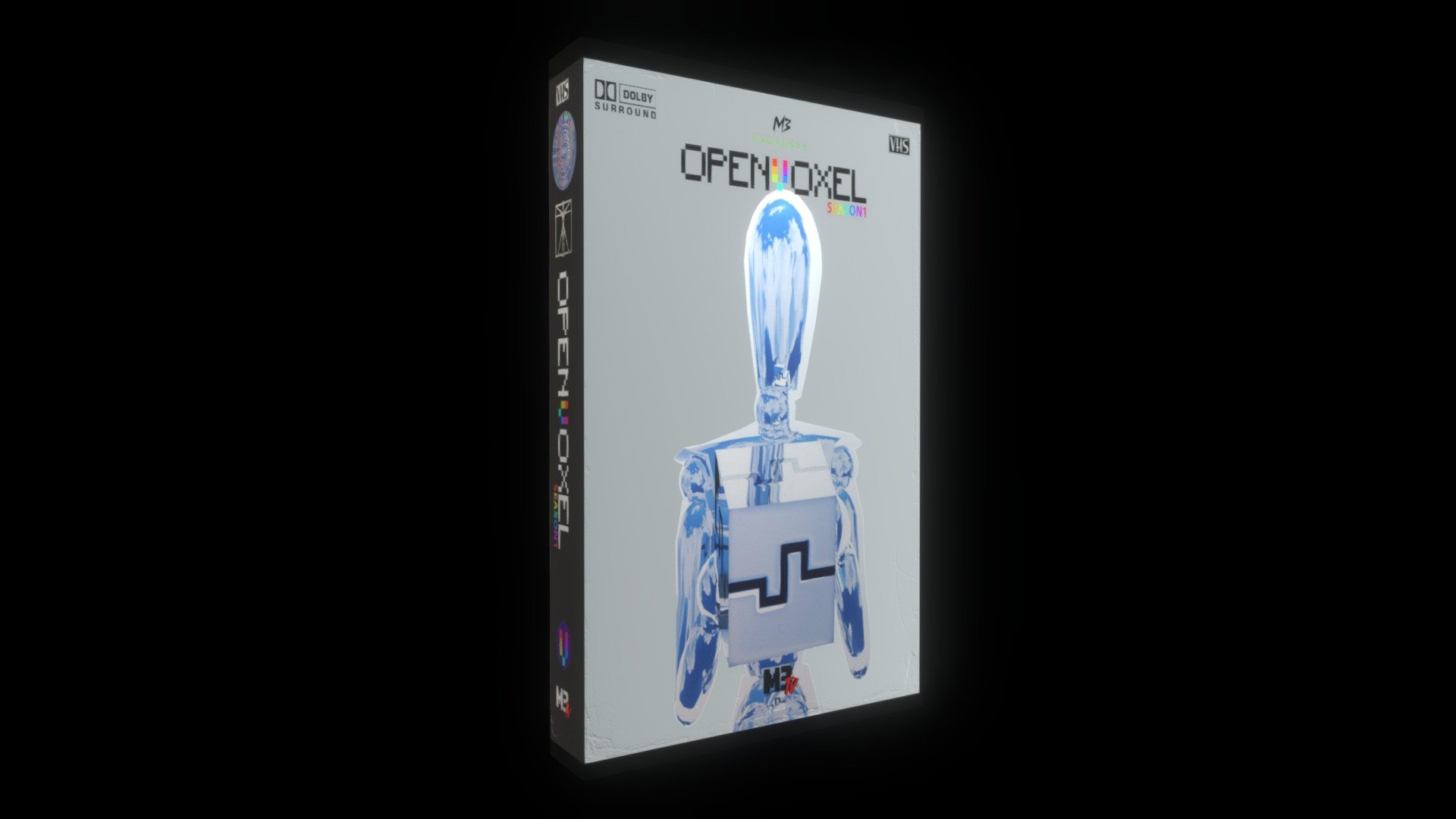 Openvoxels VHS case - Download Free 3D model by m3org [f6b6219] - Sketchfab