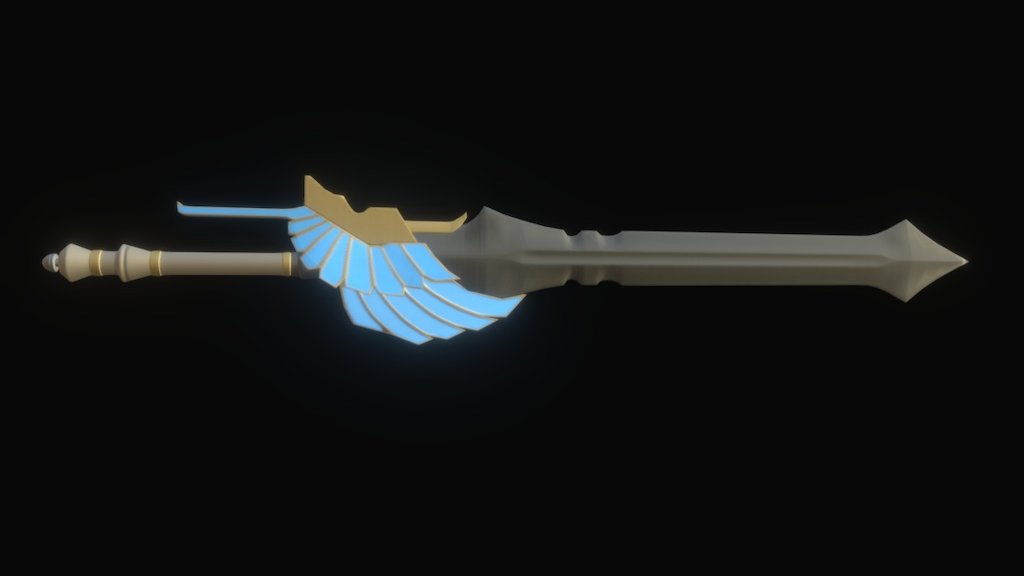 Angel Blade - 3D model by denmark [f6b7664] - Sketchfab