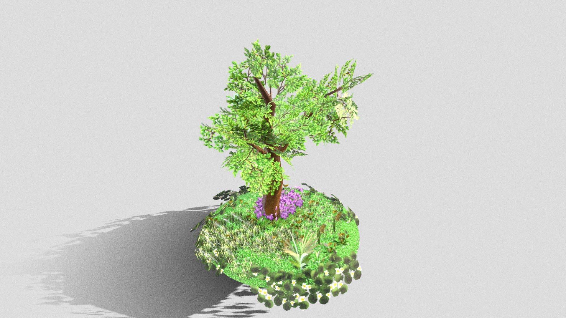 Tree and foliage Unit - 3D model by KareemElliott (@kee442) [f6b852a ...