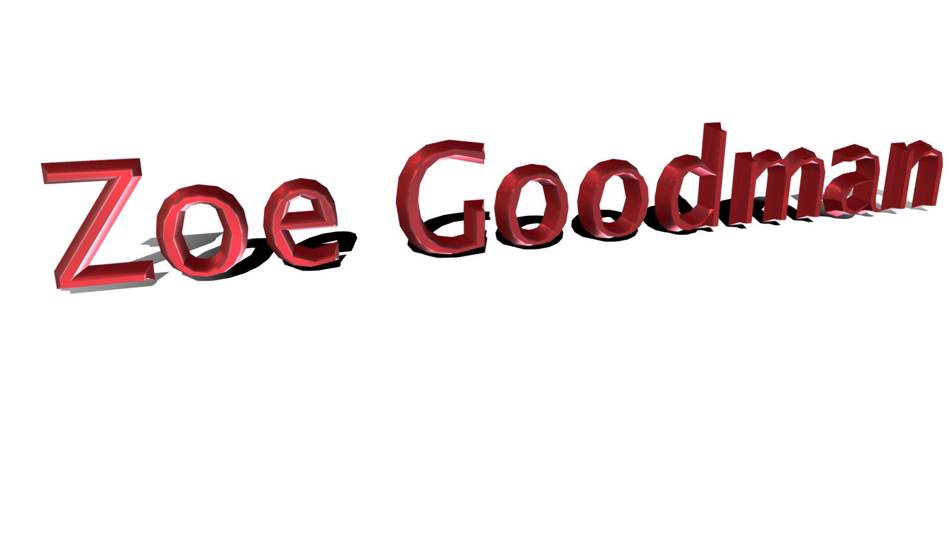 Goodman Zoe Week01 Signature Model - Download Free 3D model by ZoeRose ...