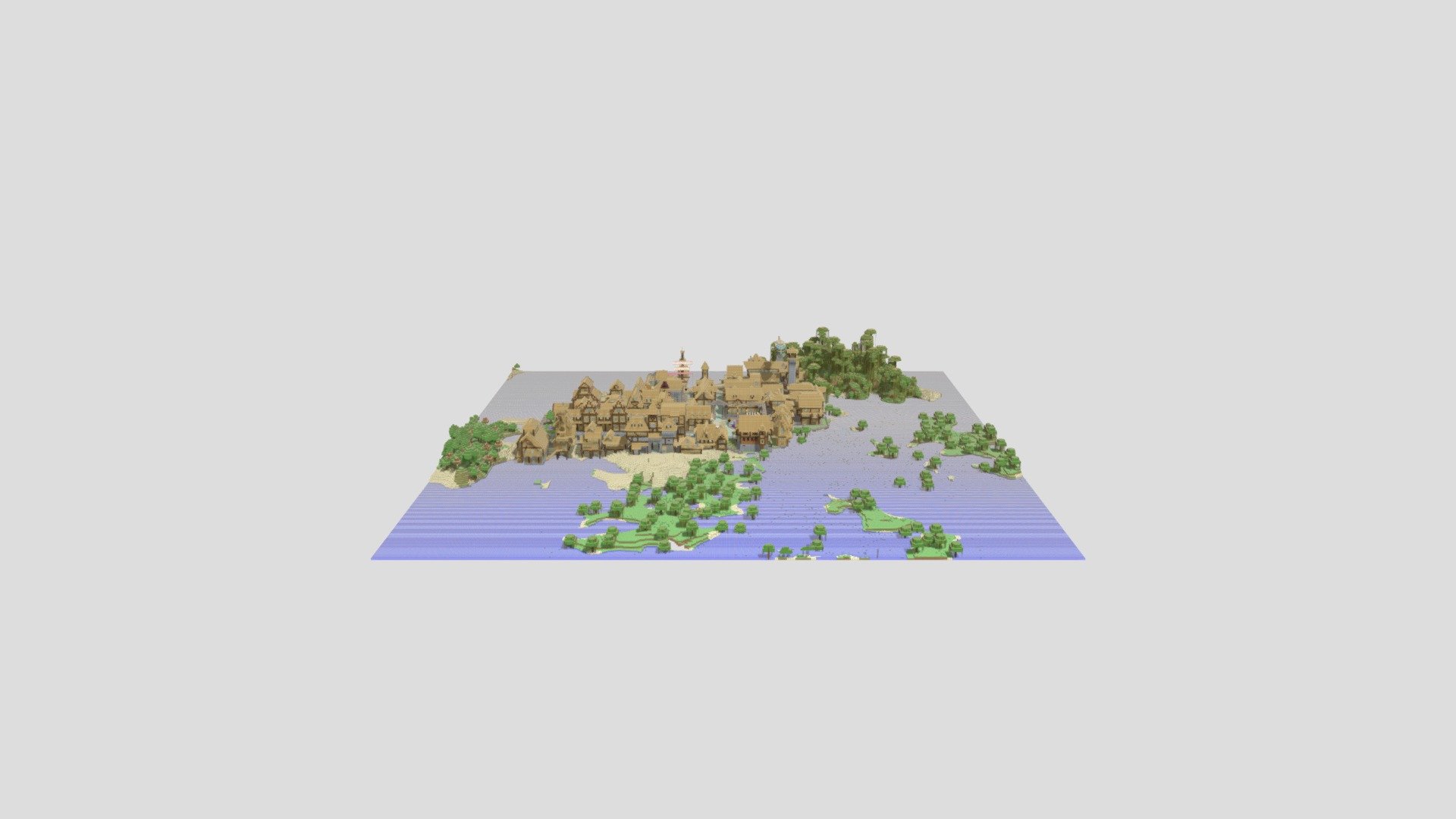 the village - 3D model by dutzulica2006 [f6ba8fa] - Sketchfab