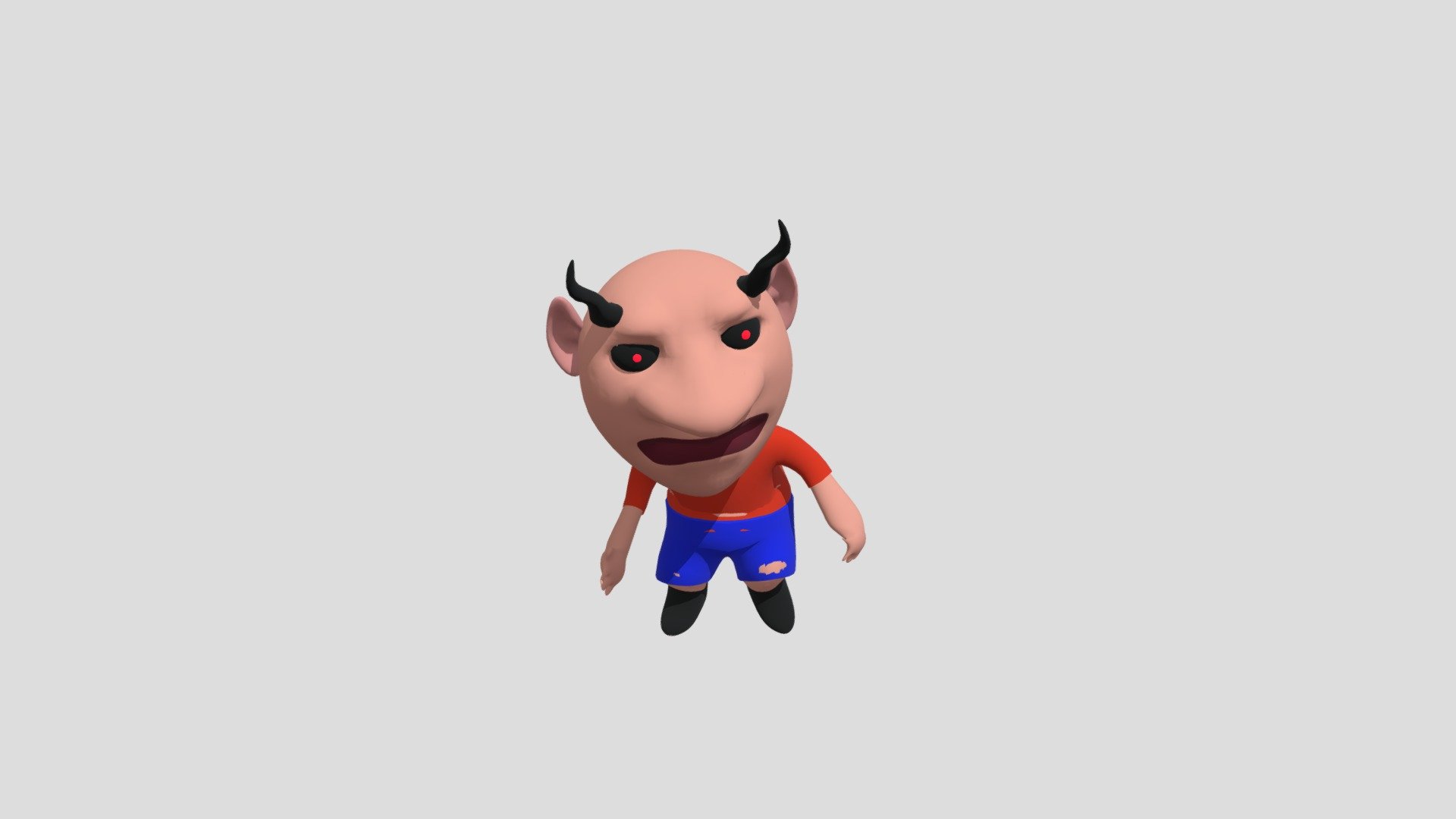 demon kid Running - 3D model by elcontemporaneojoan [f6bd606] - Sketchfab