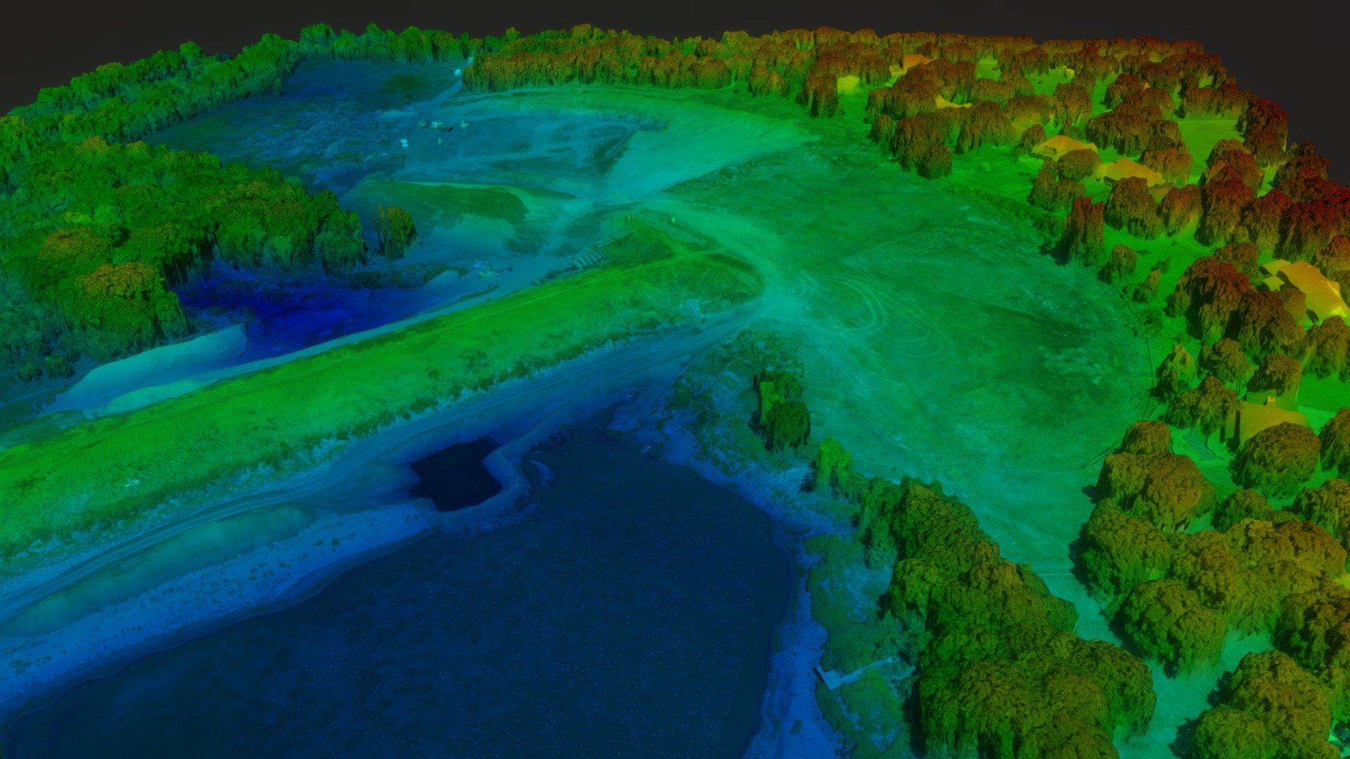 Digital Elevation Model | July 21st, 2019 - 3D model by aerialok ...